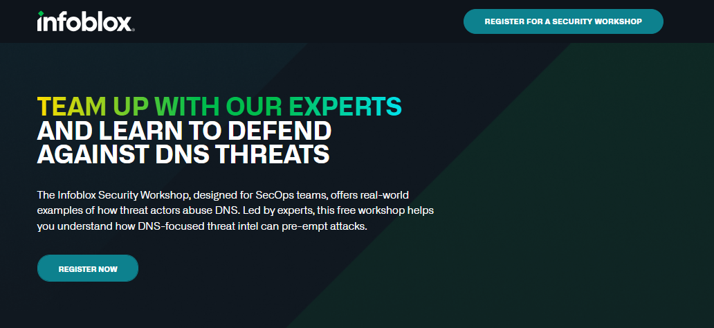 Cybersicherheits-Workshop – Melden Sie sich für einen Infoblox Security Workshop an