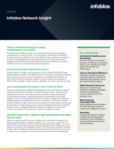Network Insight - ネットワークインフラの全体像を把握 | Infoblox