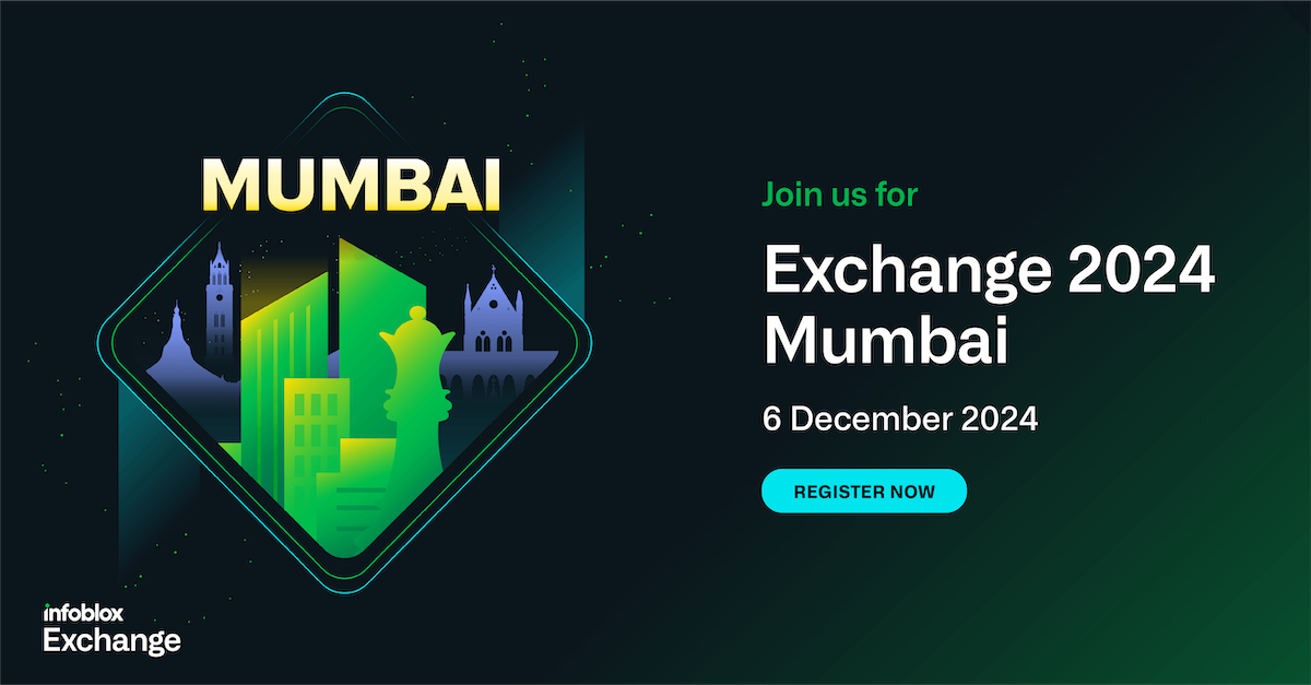 Infoblox Exchange 2024 in Mumbai Infoblox Exchange 2024 in Mumbai