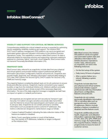 비즈니스 성공을 위한 보안 및 네트워킹 통합 | Infoblox