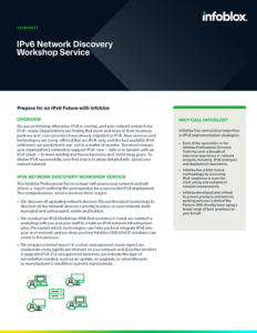 IPv6 Network Readiness | DDI (Secure DNS, DHCP, and IPAM) | Infoblox