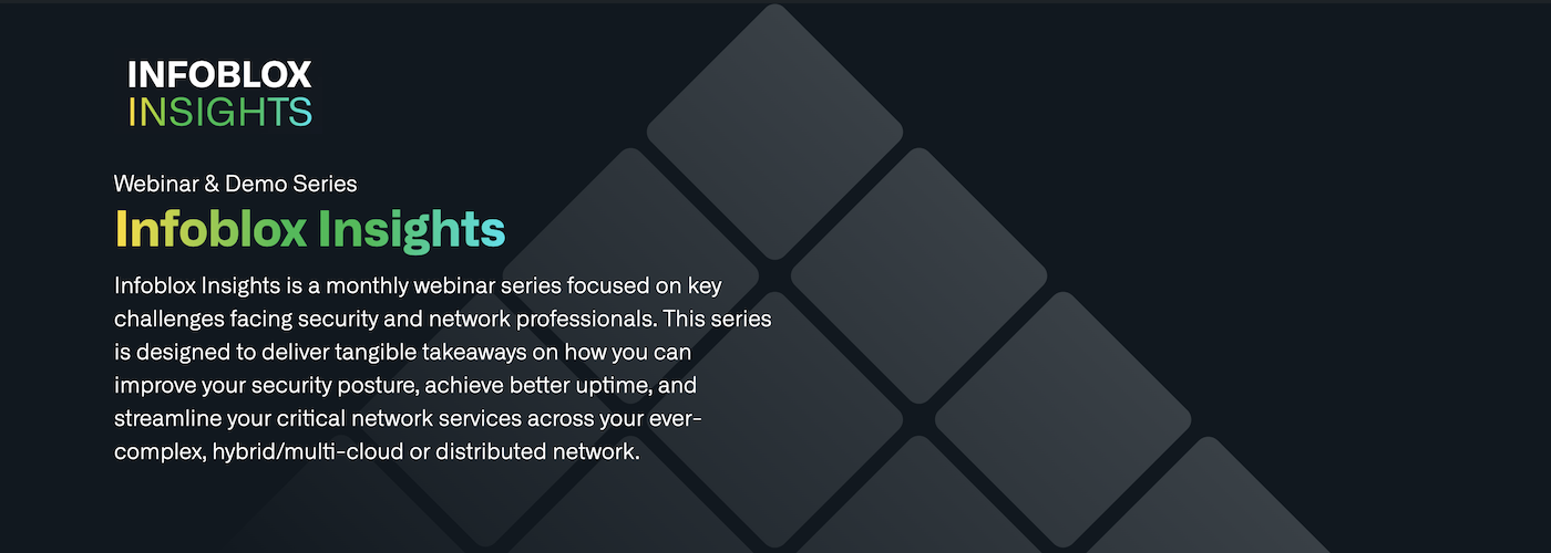 Insights Insights | Infoblox