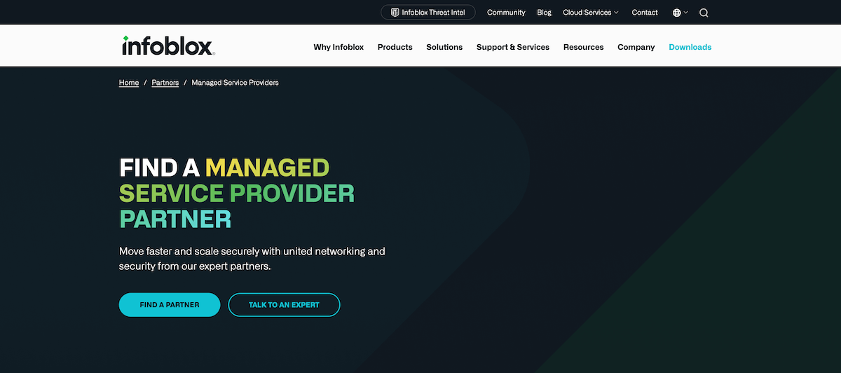 MSP and MSSP Partners for Enterprise-Grade DDI - Infoblox