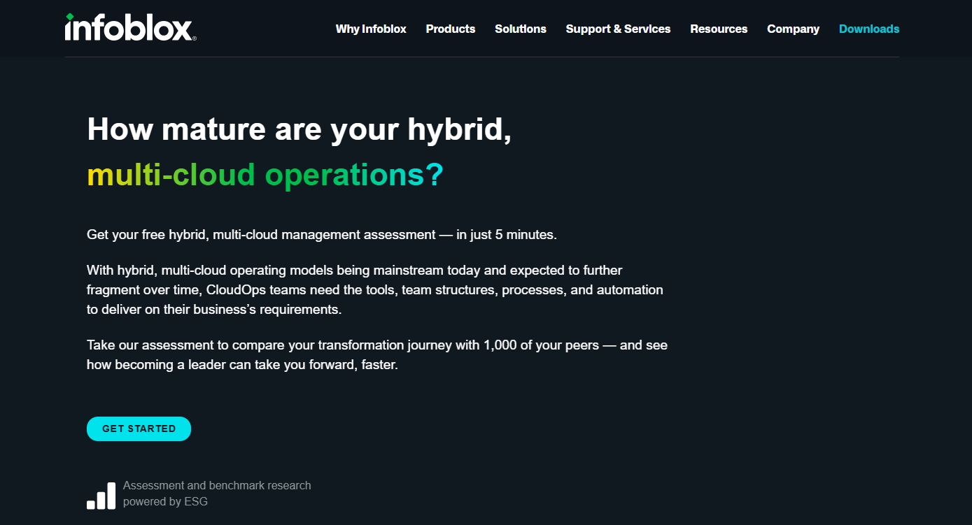 Multi-Cloud Maturity Assessment - Infoblox