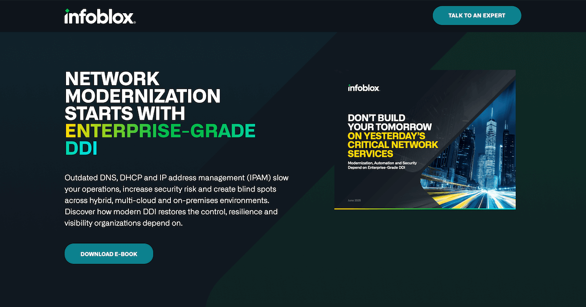 Why Network Modernization Needs Enterprise Ddi Infoblox