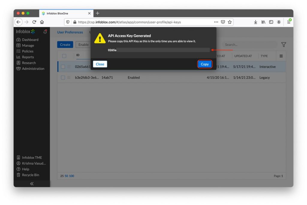 Developer Portal - Getting Started | Infoblox